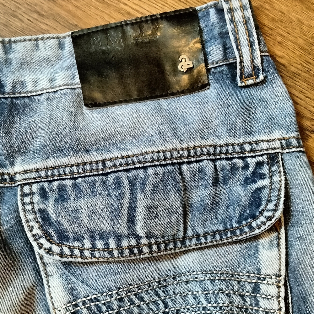 Rare Vintage Play Bigg Denim Cargo Shorts - Gem